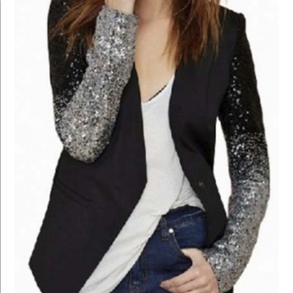Jackets & Coats | Bling Sparkling Jacket | Poshmark